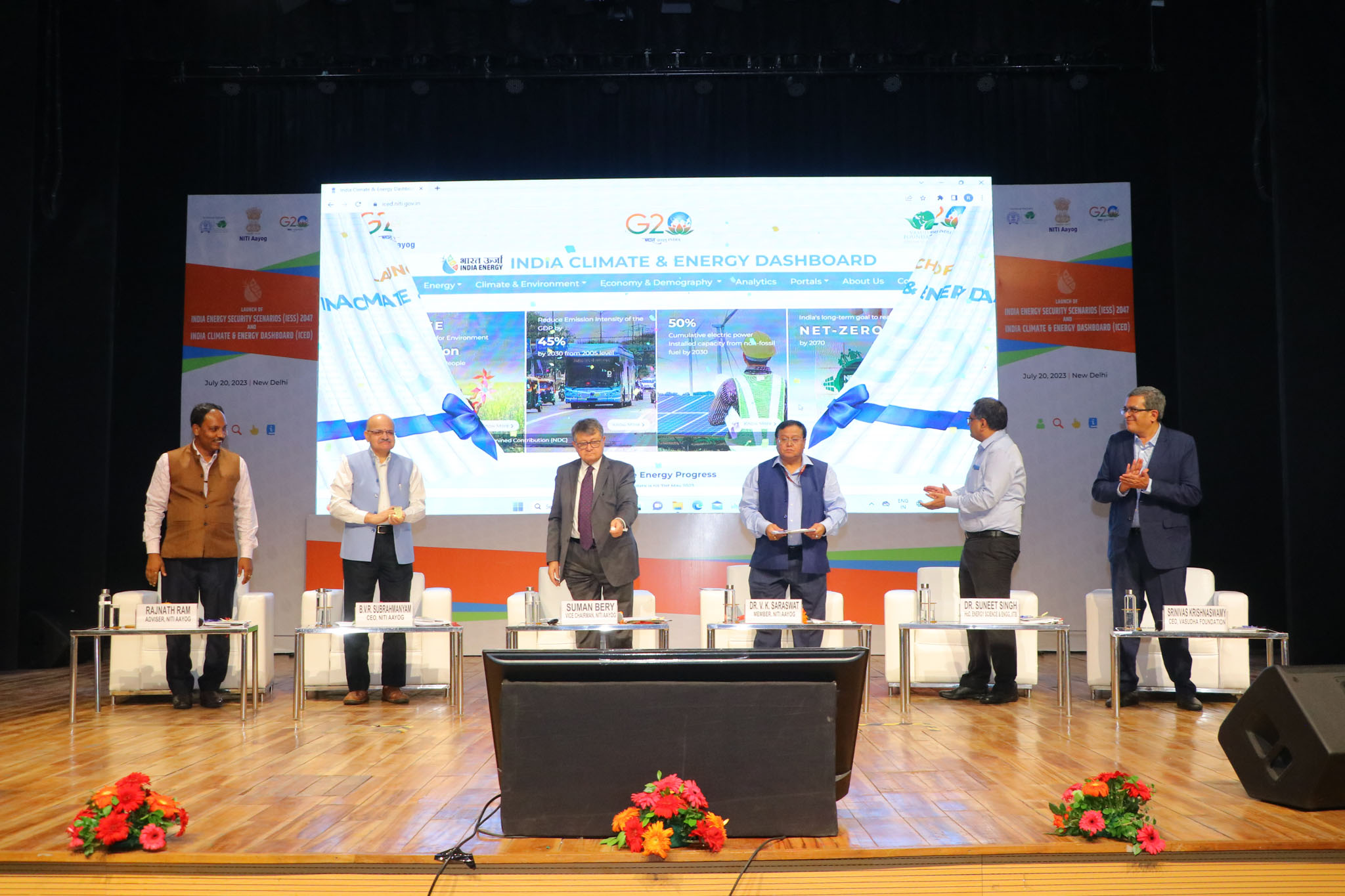 Launch of India Climate and Energy Dashboard (ICED) | Vasudha Foundation